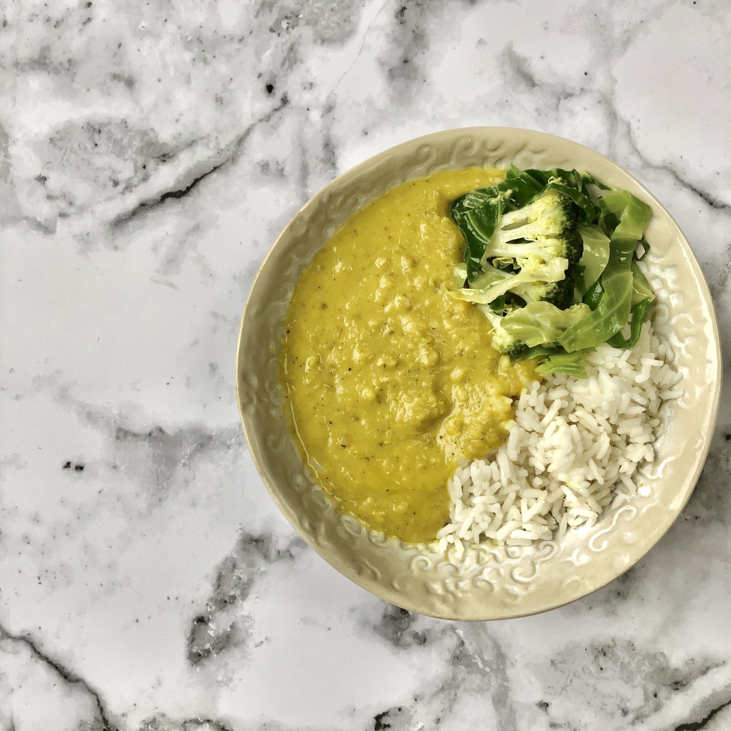 Creamy Coconut Dhal - Cooking Them Healthy